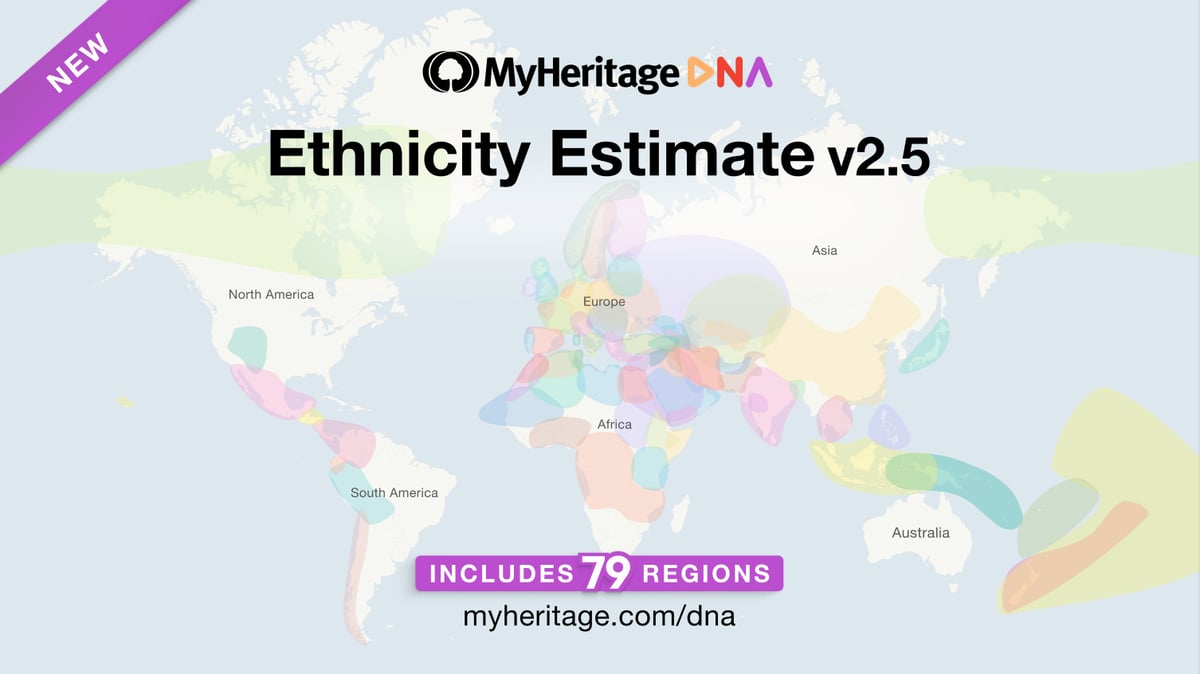 Eastman's Online Genealogy Newsletter - Introducing MyHeritage's Ethnicity Estimate v2.5: The ...